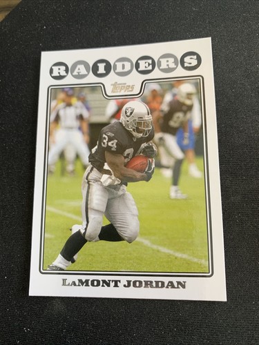 2008 Topps Football Card #96 LaMont Jordan Oakland Raiders NMMt Free ...