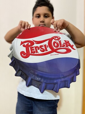 Embossed Pepsi Cola Cap Size-15”.5x18” | eBay