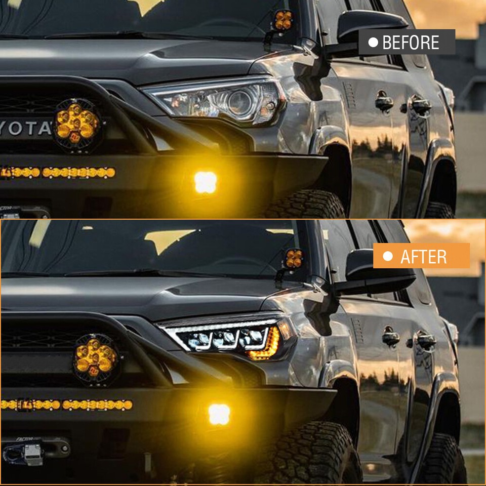 LED Headlights For Toyota 4RUNNER 2014-2023 Head Lamp DRL Sequential ...