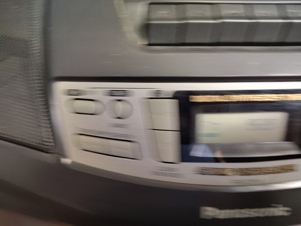 Panasonic RX-DS18 XBS AM/FM/CD/Tape Stereo Boom Box - Tested Working | eBay