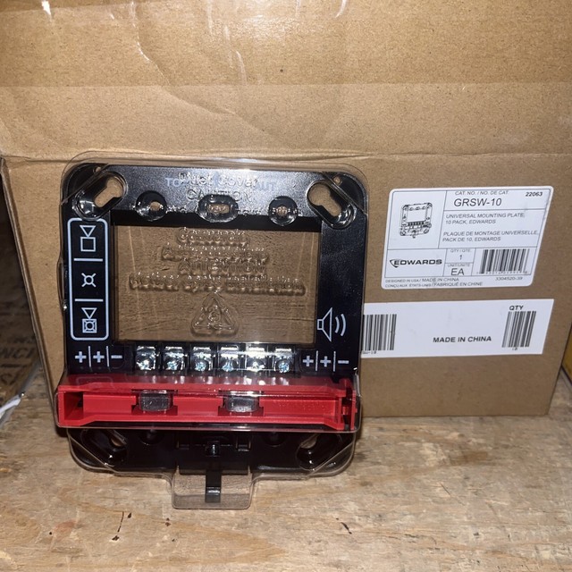 Edwards GRSW Mounting Plate - Pack of 10 (GRSW10) for sale online | eBay