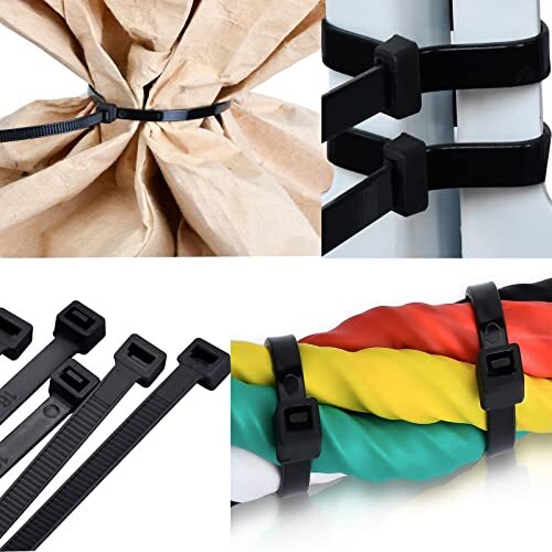 Long Zip Ties 24 inch Extra Wide Large Zip Ties Heavy Duty with 250 lbs ...