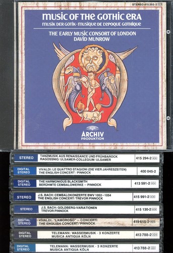 ARCHIV CLASSICAL CD LOT (9) MADE IN W. GERMANY | eBay