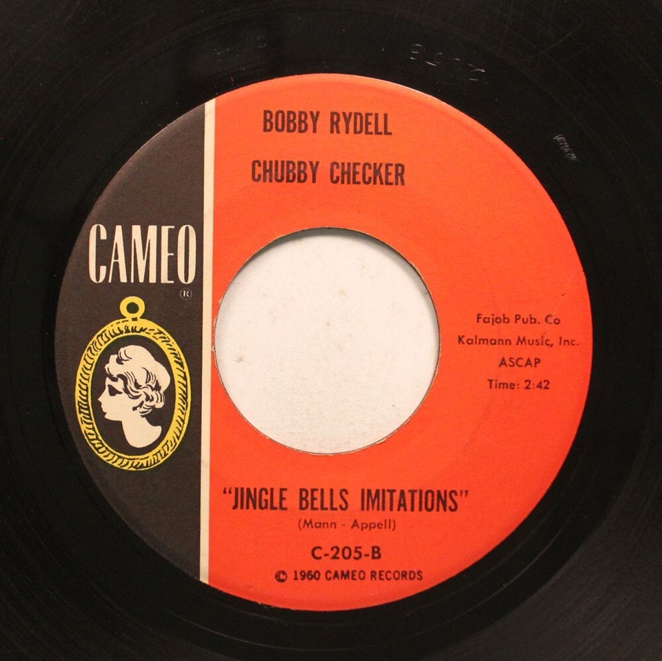 Rock 45 Bobby Rydell Chubby Checker - Jingle Bell Rock / Jingle Bells ...