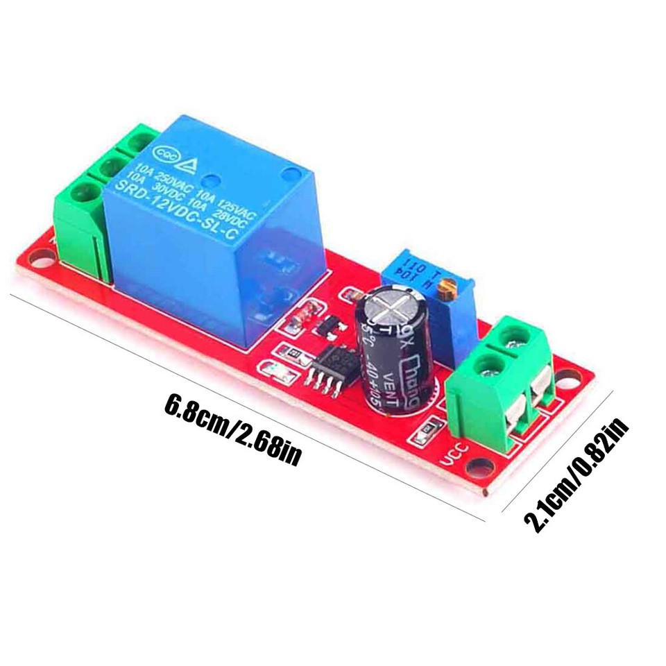 BESTEP NE555 Delay Module Monostable Switch Delay Switch Board Onboard ...