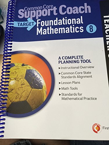 COMMON CORE SUPPORT COACH TARGET FOUNDATIONAL MATHEMATICS By Triumph Learning VG | eBay