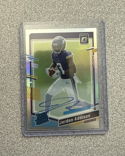 2023 Panini Donruss Optic - Jordan Addison Rated Rookie Holo Prizm Auto ...