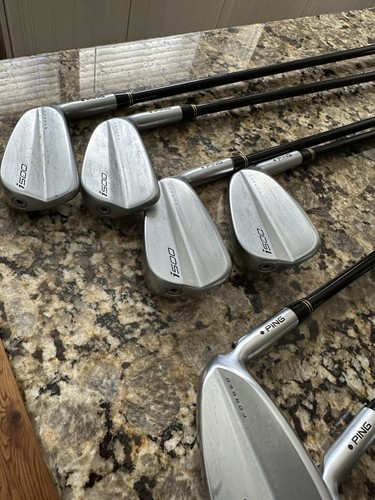 Ping i500 Black Dot Forged Iron Set 5-U Fujikura vista pro 40 R3 Senior ...