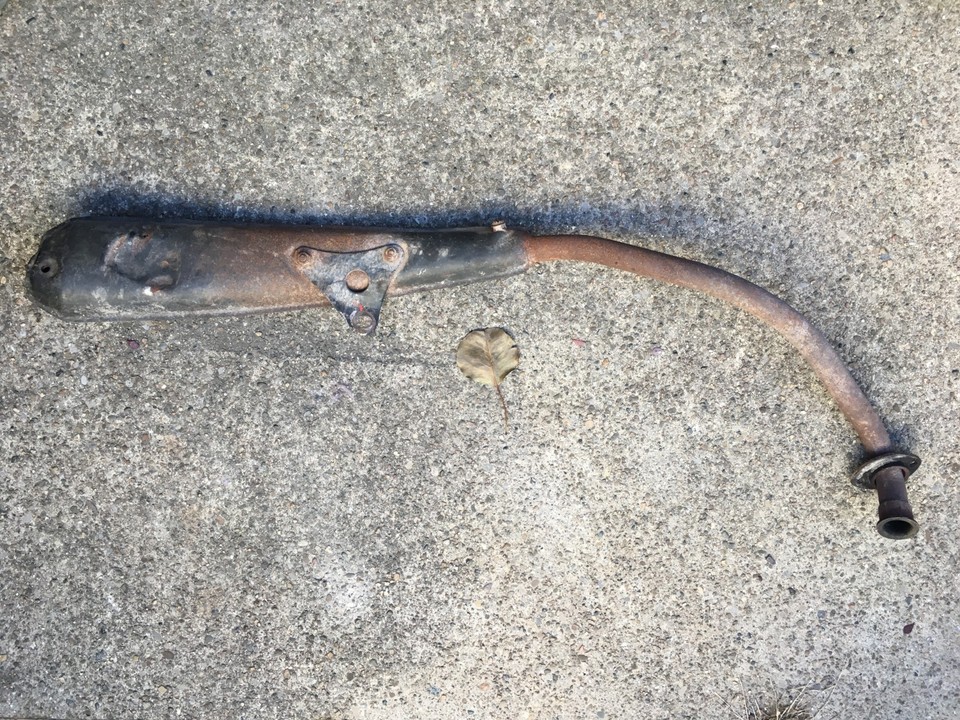 1971 Honda SL70 Motosport K0 SL70K0 Scrambler SL-70 SL 70 Exhaust Pipe ...