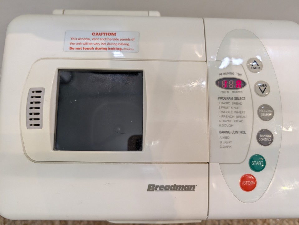 Breadman Automatic Bread Maker TR-400 | eBay