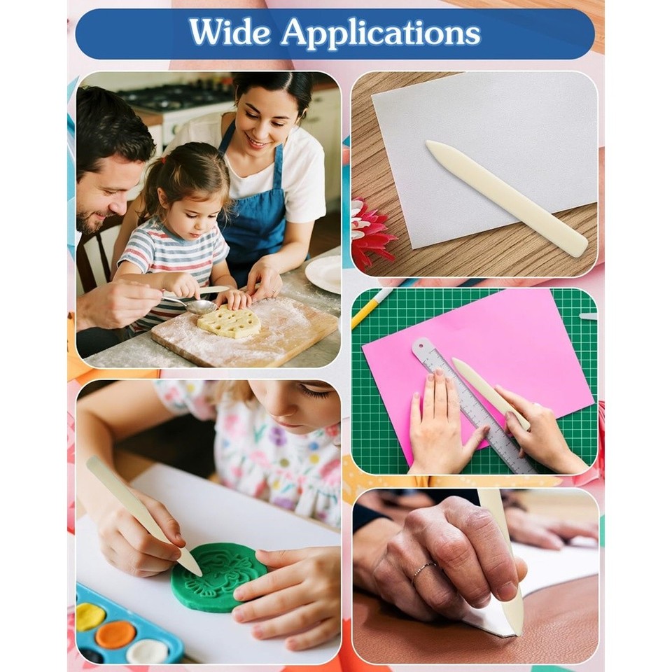 30 Pack Bone Folder Tool, Plastic Bone Folder Crafts Scoring ...