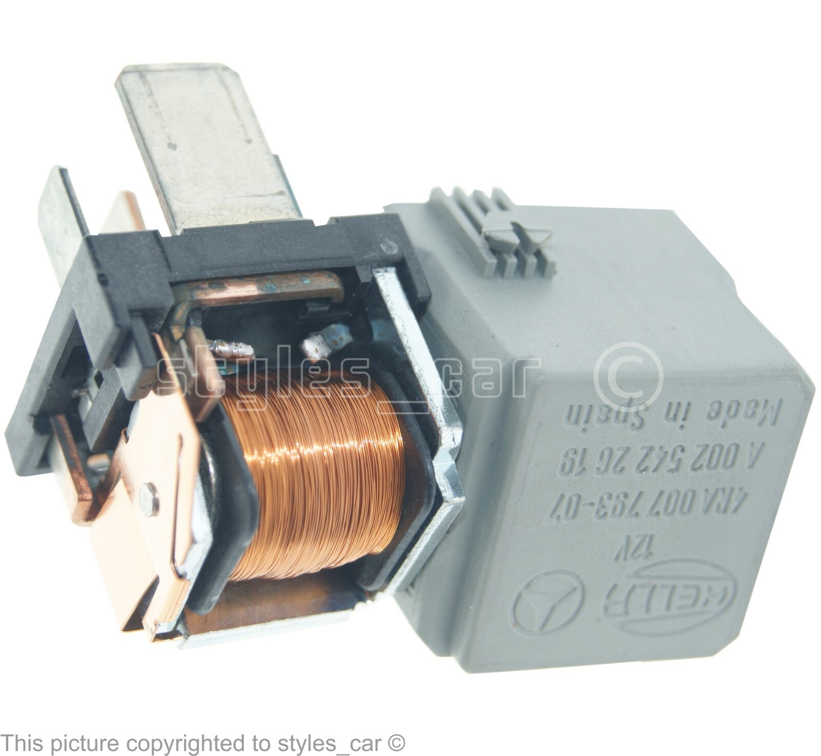 A0025422619 Mercedes-Benz E M S R V SL Class 4-Pin Grey Relay Hella ...