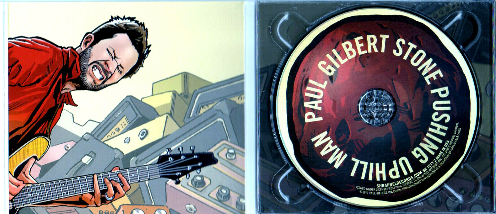 Stone Pushing Uphill Man [Digipak] by Paul Gilbert (CD, 2014, Shrapnel) 26245121720 | eBay