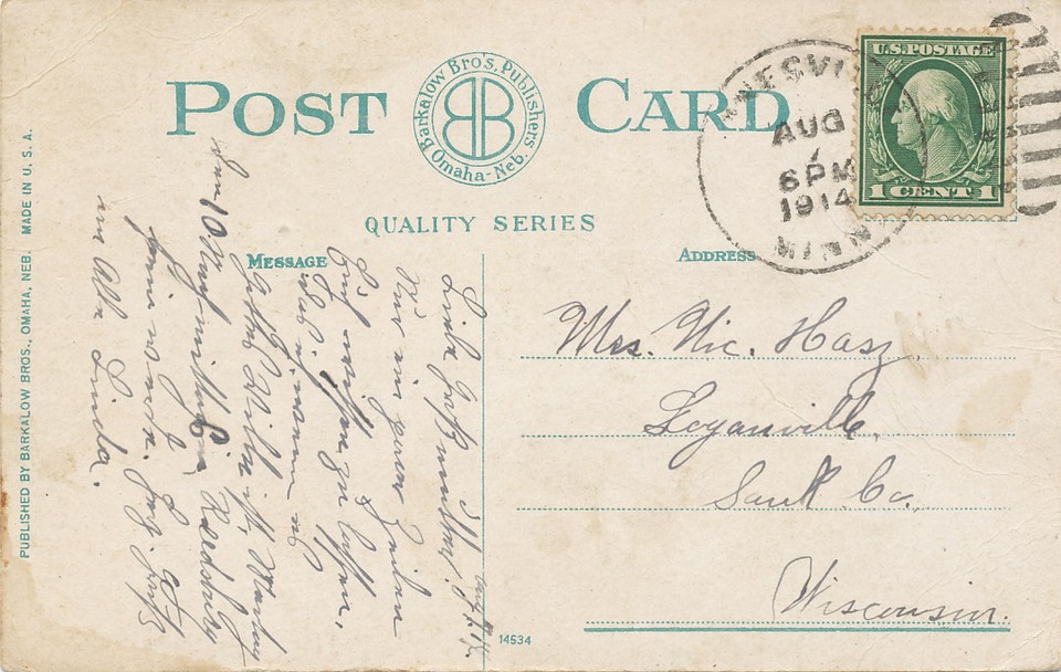 Omaha NE * Douglas Street Bridge & Trolley 1914 * | eBay