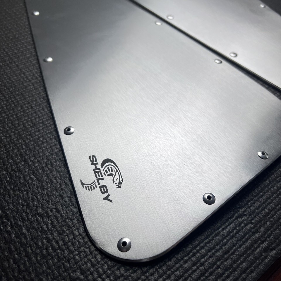 Shelby Quarter Window Covers Ford Mustang Super Snake Cobra GT500 05-09 ...