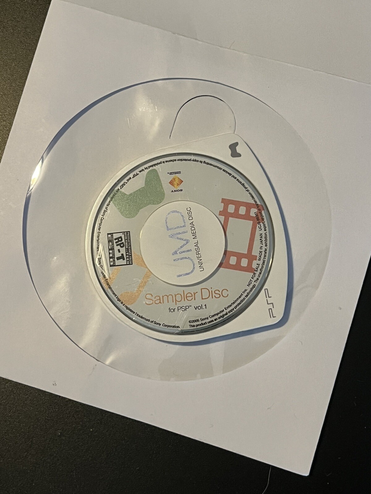 Sampler Disc for PSP Vol. 1 (EU) (Sony PSP, 2005) for sale online | eBay