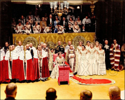 Queen Elizabeth II Color Photo 8X10 - Coronation 1953 FREE SHIPPING | eBay
