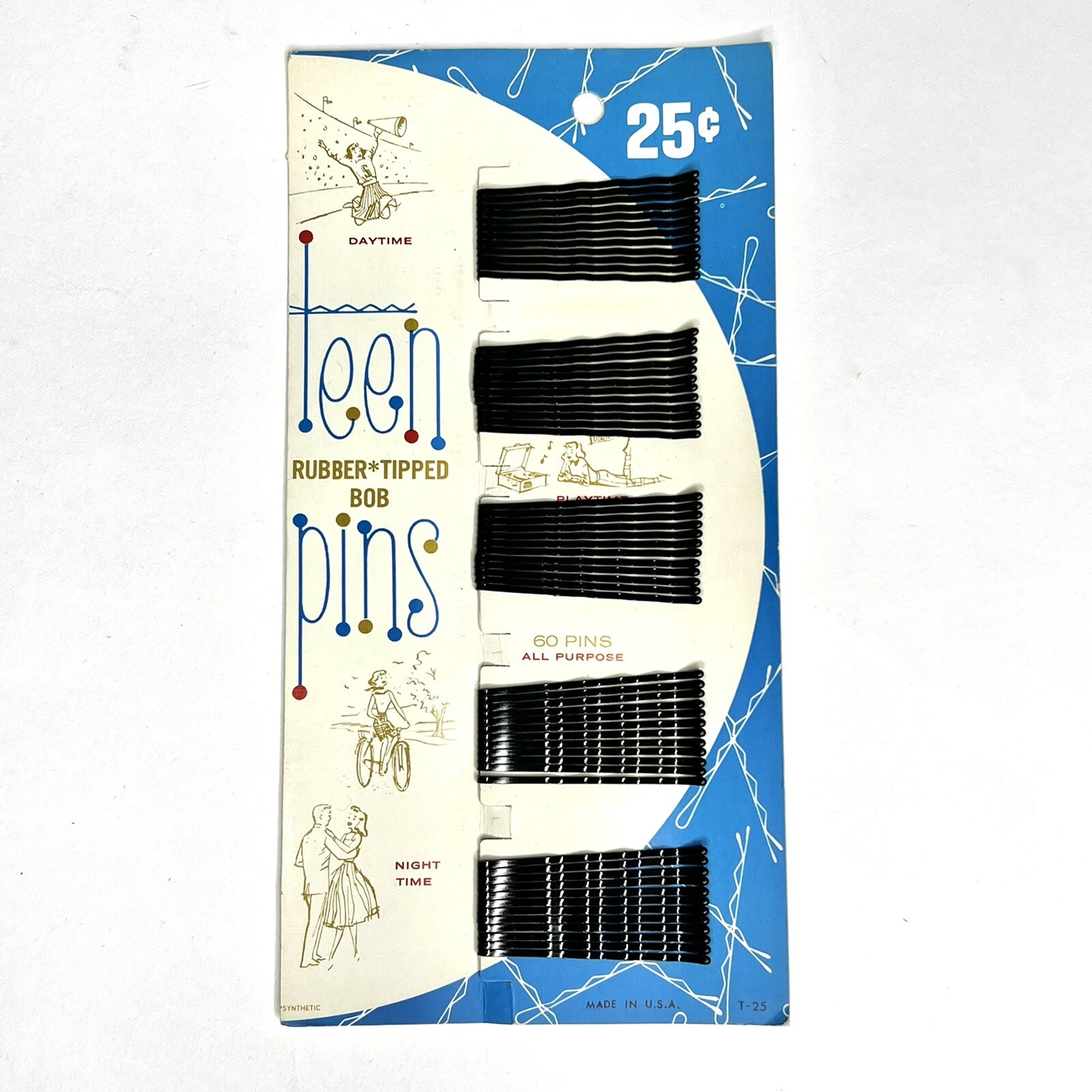 Vintage Bobby Pins Teen Pins NOS Original Package 195… - Gem