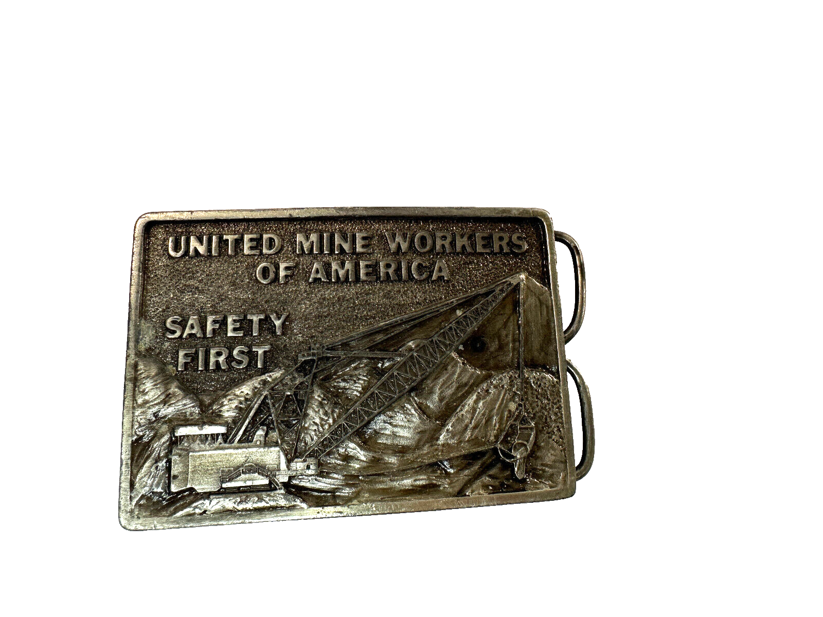 Vintage United Mine Workers of America Belt Buckle 1975 | eBay