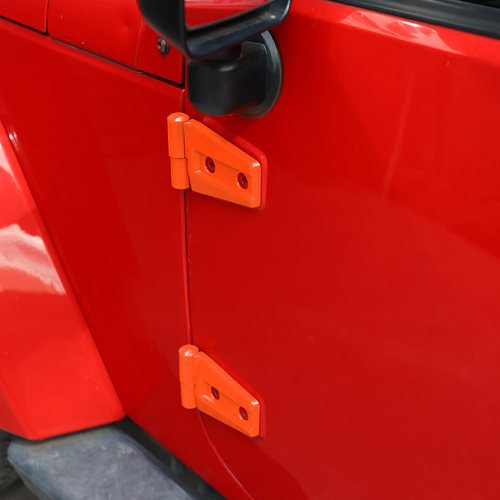 Orange Exterior Door Hinge Cover Protect Accessories for Jeep Wrangler ...