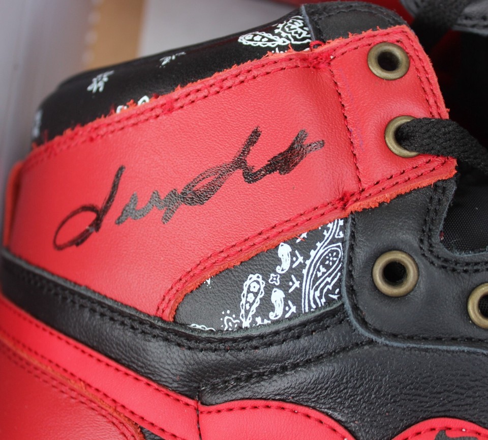 Air Stampede 1 AJ1 Jordan 1 Red Black Bred Chicago Bulls KIY[773704-001 ...