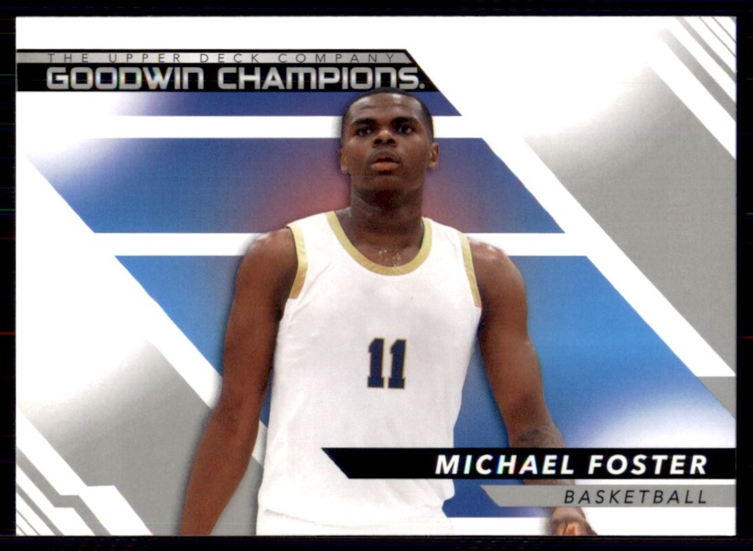 2022 UD Goodwin Champions Base Horizontal #82 Michael Foster ...