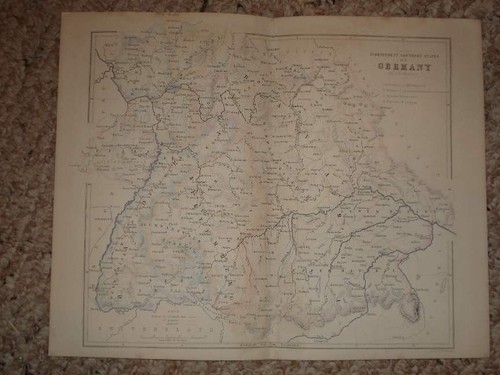 German States Map 1850