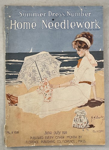 1911 Home Needlework Magazine Summer Fashion Embroidery Arts & Crafts ...