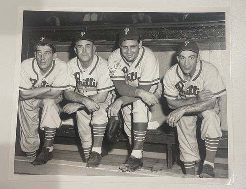 1946 Autographed Philadelphia Phillies Press Photo Ben Chapman | eBay