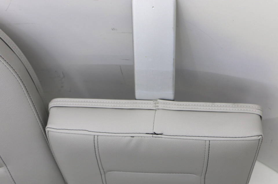 Sea Pro Boat Aft Stern Removable Backrest Seat Cushion Set Gray/White ...