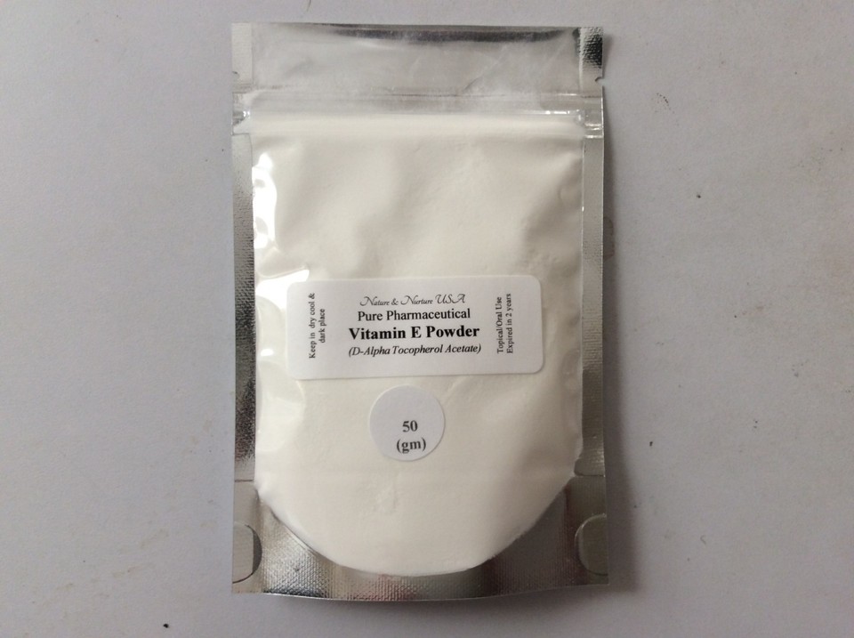 Vitamin E Powder Water Soluble Anti aging for Supple,Beautiful Skin ...