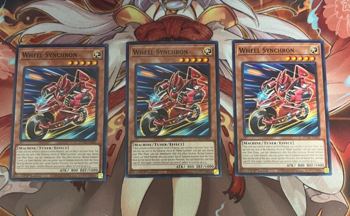 Yugioh x3 Wheel Synchron DUNE-EN001 Common 1st Edition NM | eBay