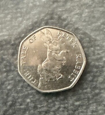 Extremely rare Peter Rabbit 50P 2017 Coin | eBay UK