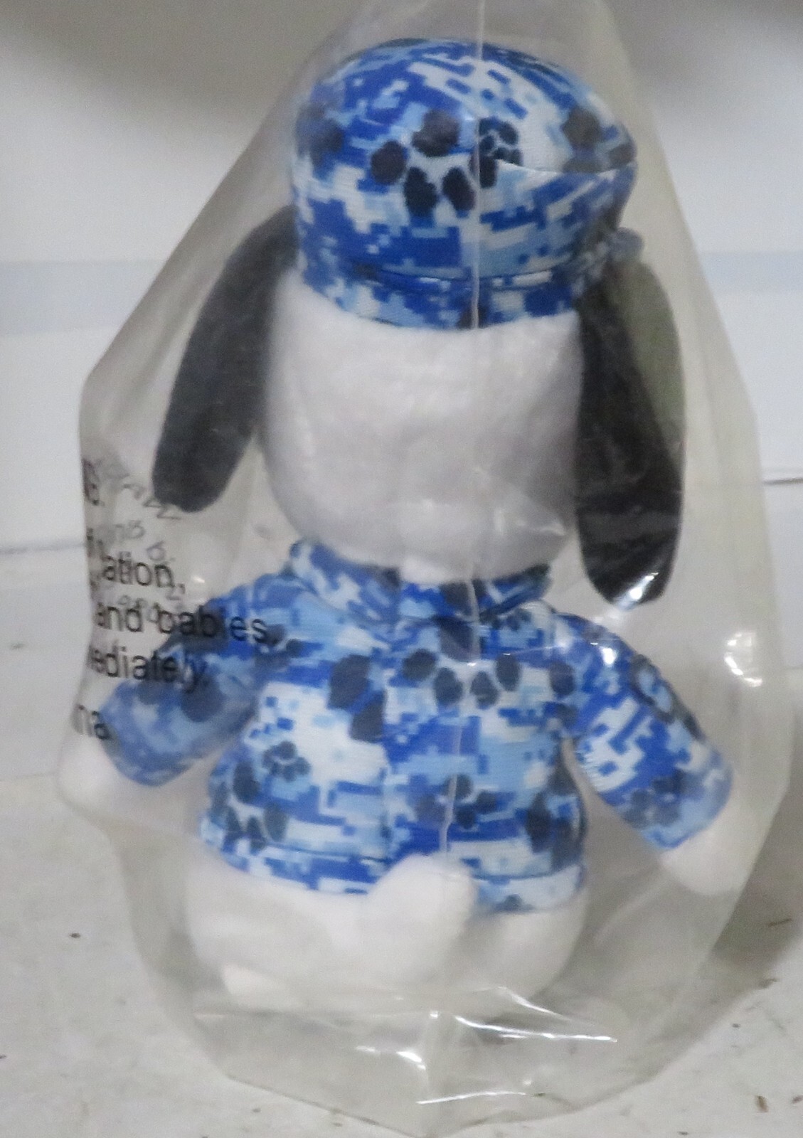 MetLife Snoopy Navy Camouflage Plush Stuffed Animal Dog Toy 2011 ...