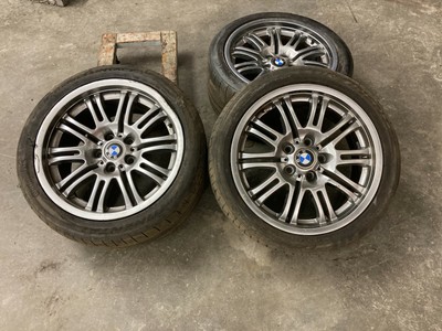 BMW E46 M3 OEM 18" Wheel Wheels Rim Rims Style 67 Front 18x8 Rear 18x9 ...