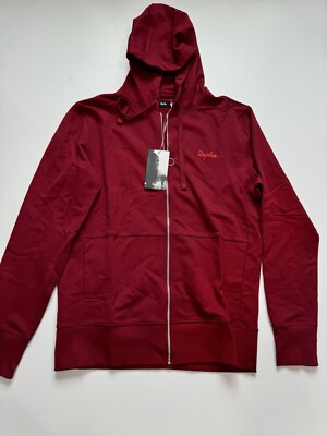 Rapha Jacket Men Medium Full Zip Logo Hoodie Cycling NEW | eBay