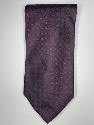 Louis Roth Tie / Purple Geometric / Made In Italy / L-57in & W-3.875in ...