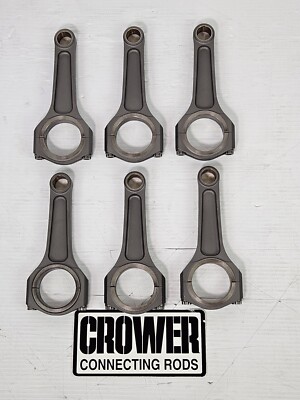 CROWER 6.125 TITANIUM CONNECTING RODS drag race sprint car rod nhra ...