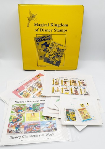 Magical Kingdom of DISNEY Stamps Album With Huge Stamp Collection ...