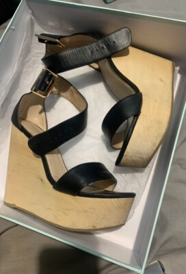 Kookai Vacation Wedge Size 37 In Box Preloved | eBay Australia