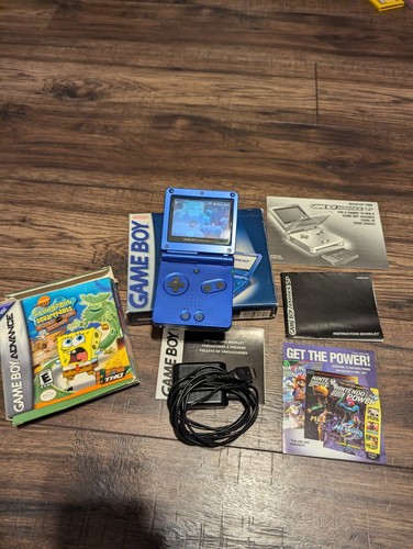 Nintendo Game Boy Advance SP Console - Cobalt Blue 45496713843 | eBay