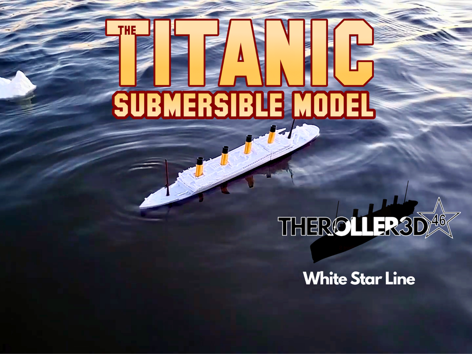 Titanic Submersible Model Dual Action Toy Floating/Sinking Mode by ...