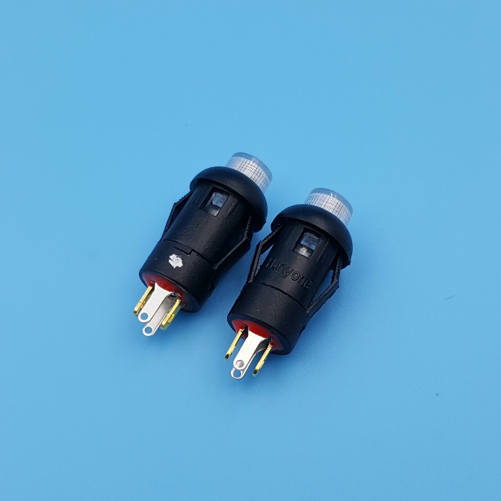 5Pcs 8mm 4Pin With LED Momentary SPST Instrumentation Mini Push Button ...