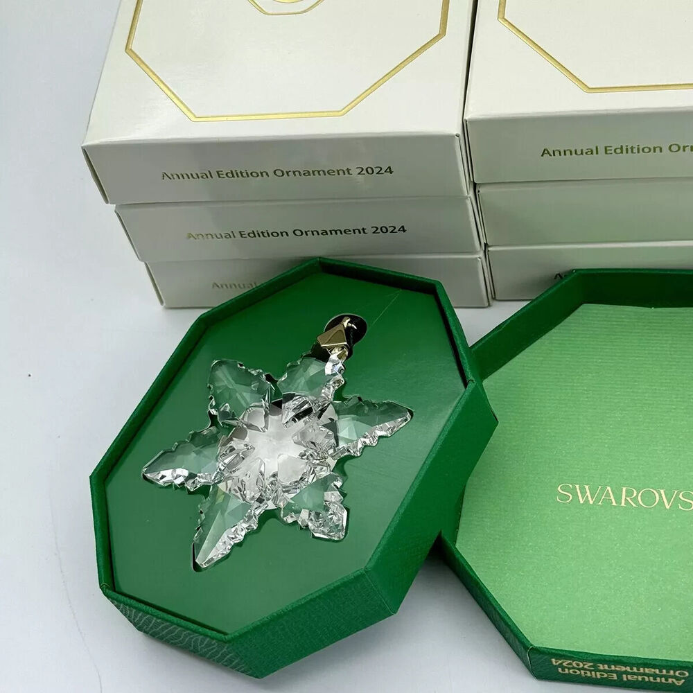 2024 Beautiful Swarovski Crystal Annual Edition Snowflake Ornament ...