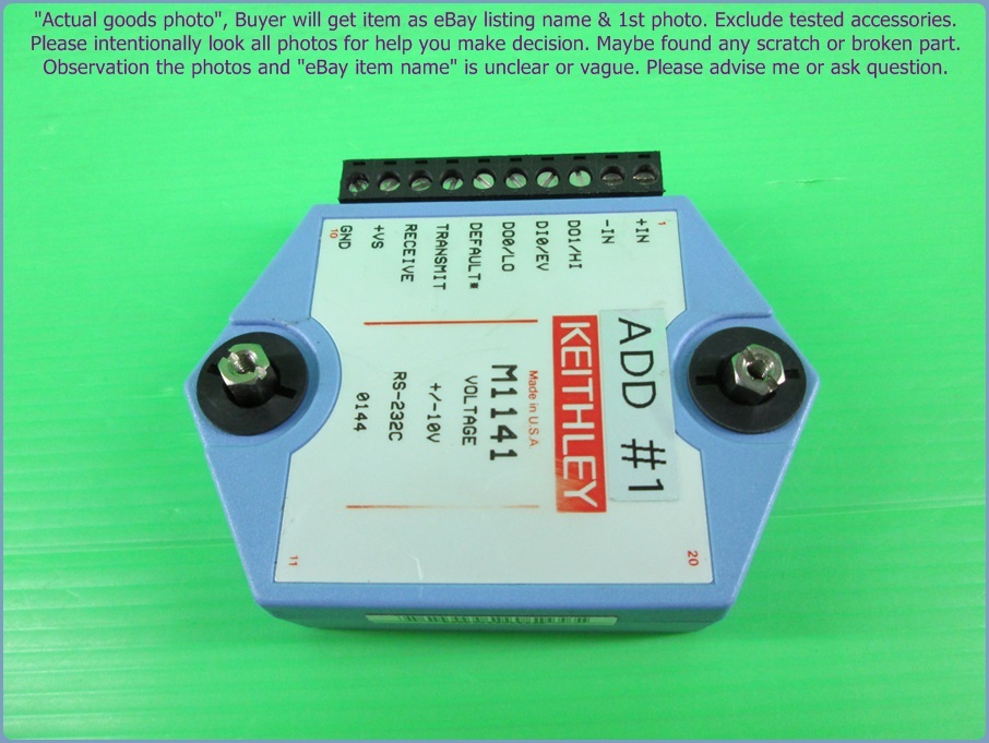 KEITHLEY M1141 (DGH D1141), Price per 1 unit of MODULE as photo, sn ...