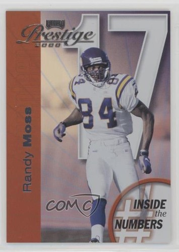 2000 Playoff Prestige Inside the Numbers Randy Moss #IN17 HOF 0d44 | eBay