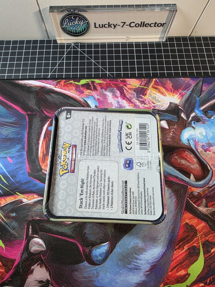 Pokemon Trading Cards, Treasures of Ruin Stacking Tin - Factory Sealed ...