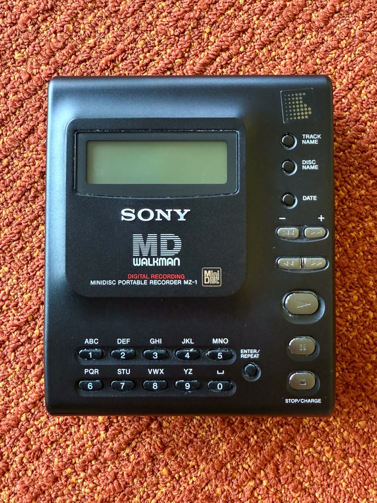 Sony MZ-1 MiniDisc MD Walkman Recorder Portable Minidisc (not tested ...