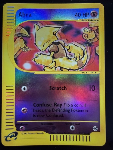 Abra Reverse Holo 93/165 – Expedition Set – NM – Pokémon Card | eBay