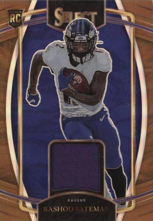2021 Panini Select - Rookie Swatches Rashod Bateman #RSW-RBA Copper ...